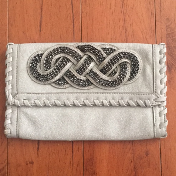 Boutique | Bags | Grey With Chain Design Handbag | Poshmark